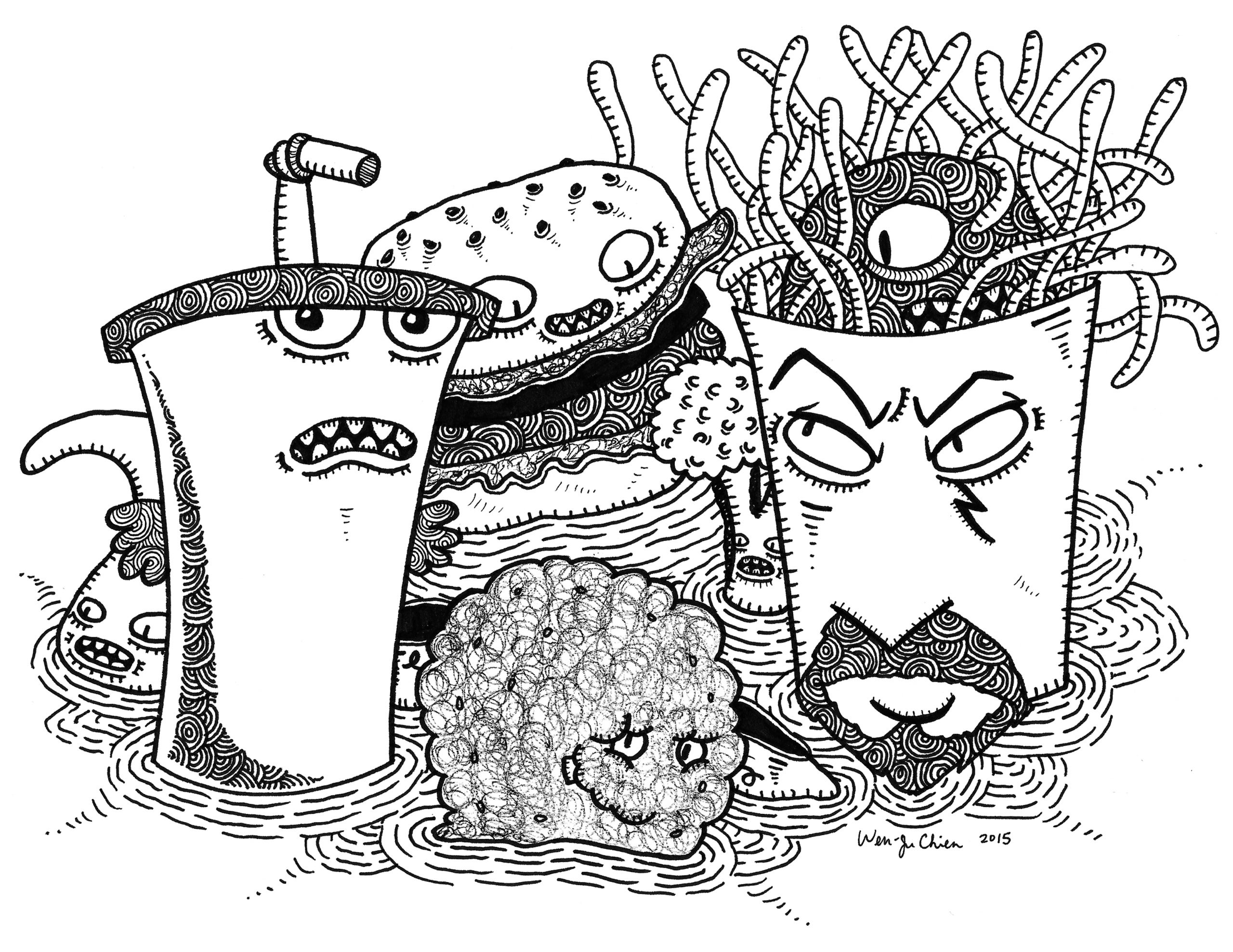 aqua teen coloring pages